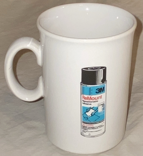 Vtg 3M THE ARTIST Coffee Mug RARE CUP 70s 1970s Made In England UK ...
