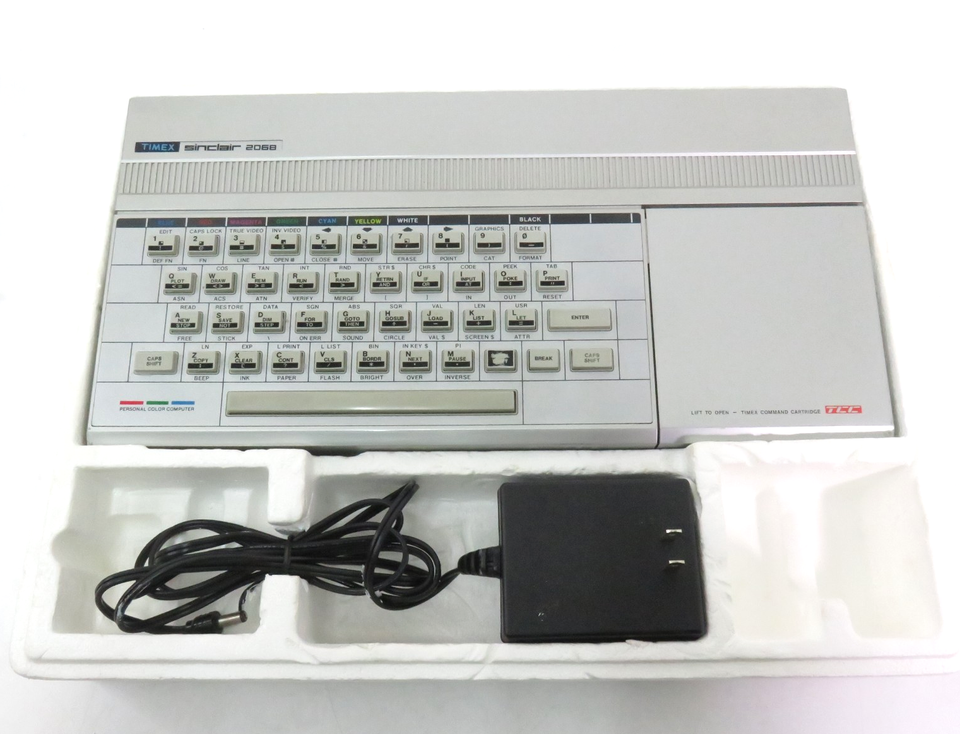Vintage Timex Sinclair 2068 Personal Color Computer With Original Box ...