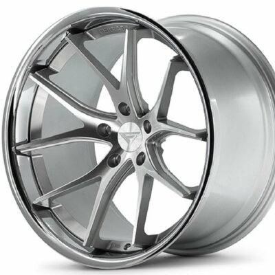 (4) 19x8.5 FERRADA FR2 SILVER / CHROME LIP CONCAVE WHEELS RIMS (B1) | eBay