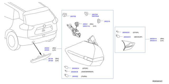 Genuine Nissan Bulb 26261-8997b for sale online | eBay