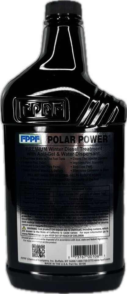 FPPF 90106 Polar Power Diesel Treatment (Case of 12) 32 oz. Bottles | eBay