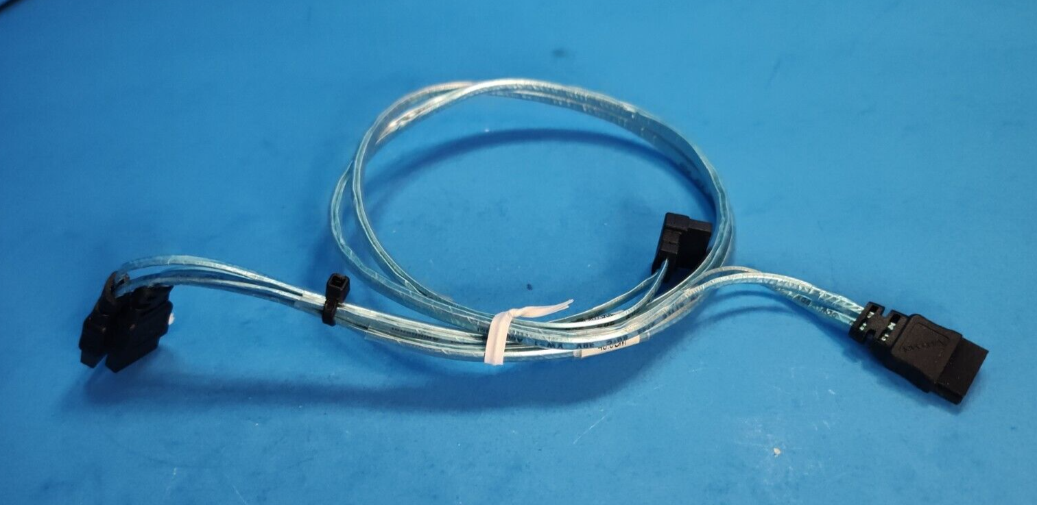 Lot of 2 SuperMicro 17"/19" Slim Round SATA III 6Gbps Shielded Data ...