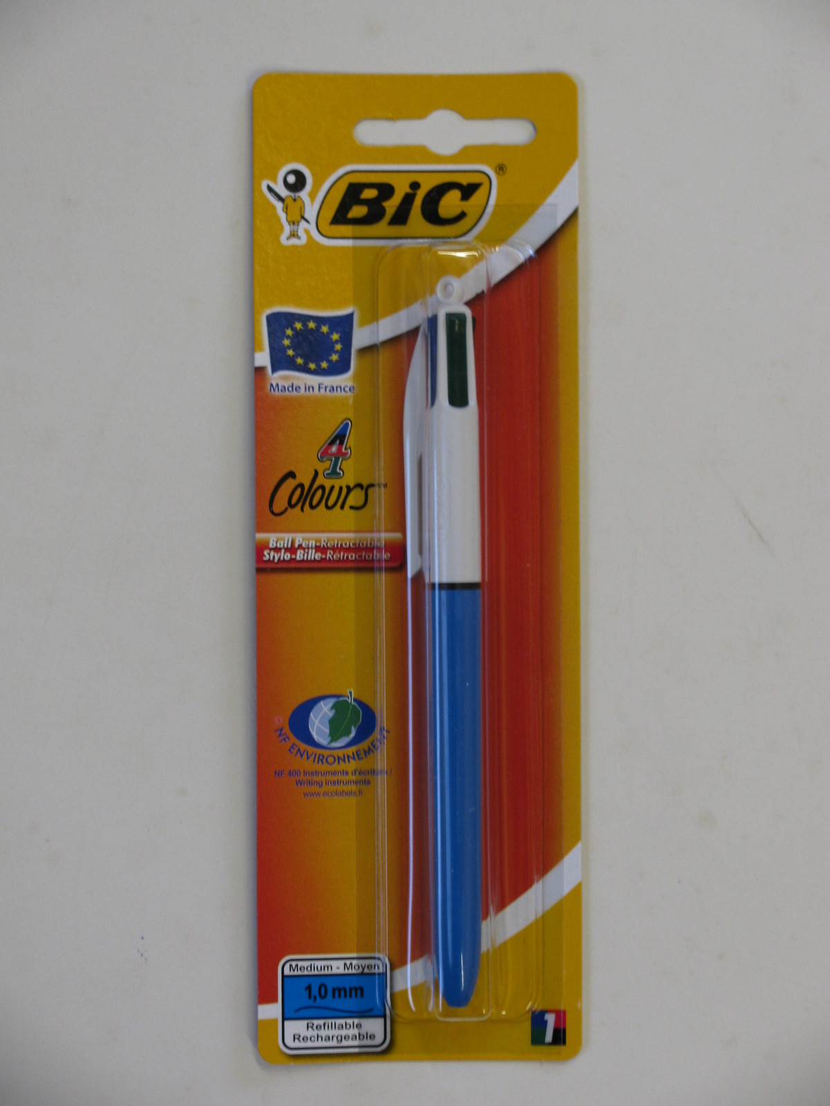 Bic Pens Various Reaction Pack 4 in 1 Pen Colours Red Blue Black Green ...
