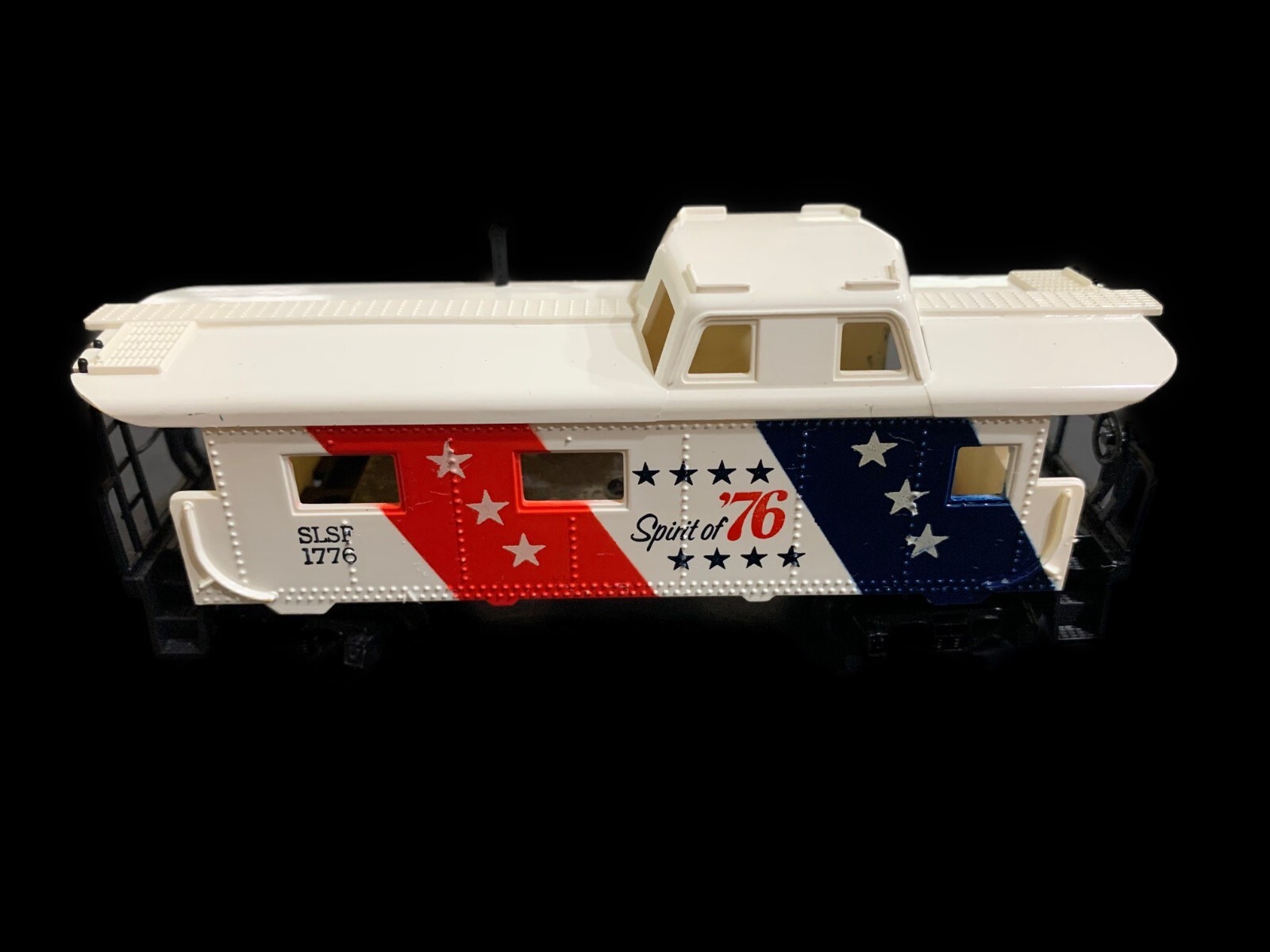 Tyco 327-35, 40' Caboose Train Car, Spirit of 76, SLSF 1776, HO Scale ...