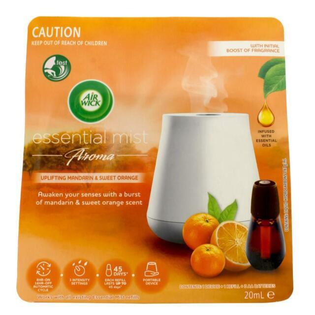 Air Wick Essential Mist Uplifting Mandarin and Sweet Orange Freshener - 20ml (3161126) for sale ...