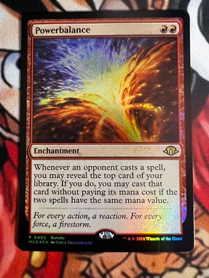 MTG - Powerbalance (#495) - Promo FOIL - Modern Horizons 3 | eBay