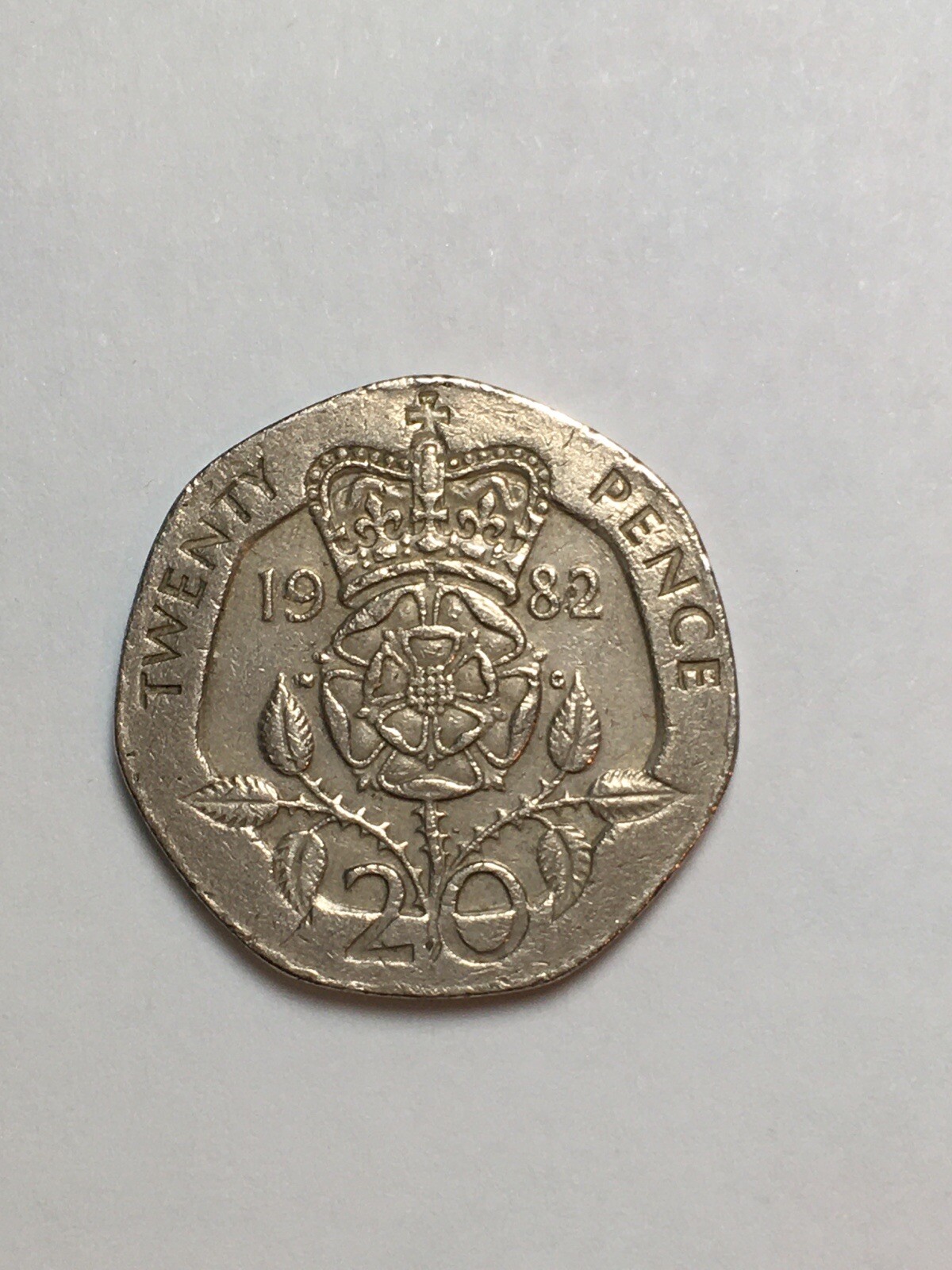 1982 United Kingdom Queen Elizabeth II 20 Pence Coin | eBay