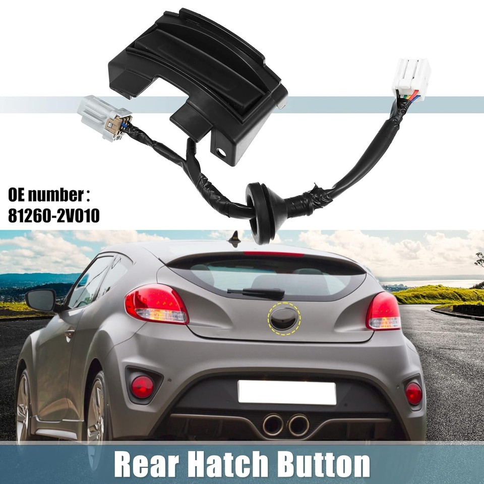 81260-2V010 Hatch Release Button Rear Latch Trunk For 2012-2017 Hyundai ...