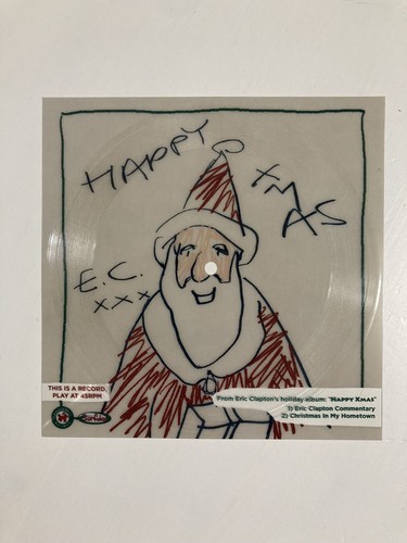 ERIC CLAPTON Christmas In My Hometown 7" flexi disc promo 45 RPM | eBay