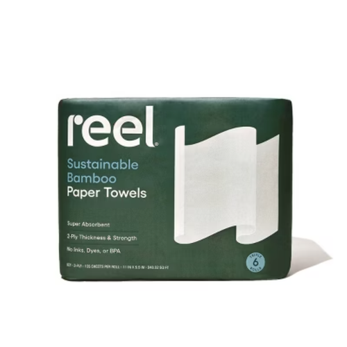 Reel Paper Bamboo Paper Towels - 6pk | eBay