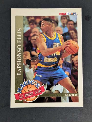 LaPhonso Ellis 1992-93 NBA Hoops Magic's All-Rookie Team #4 Rookie RC ...