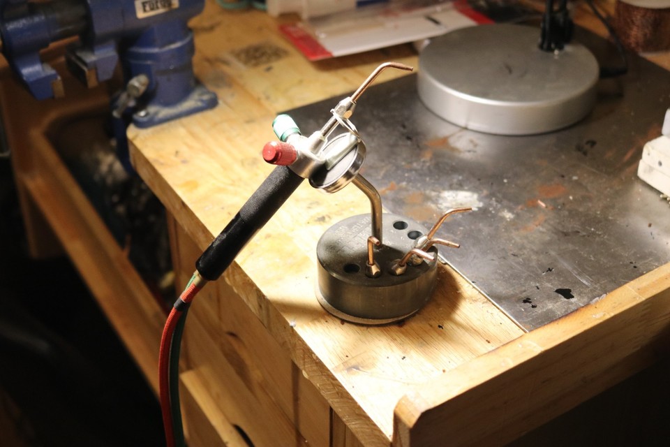 Smith Mini Torch kit, Tanks, Regulators, flashback suppressors and elct ...