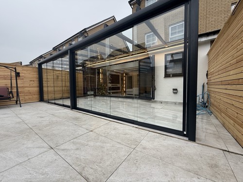 Canopy/ Veranda Glass Room Sliding Doors Extension Pergola | eBay