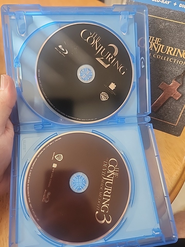 The Conjuring: 3-Film Collection (Blu-ray) With Slip Cover NO DIGITAL ...