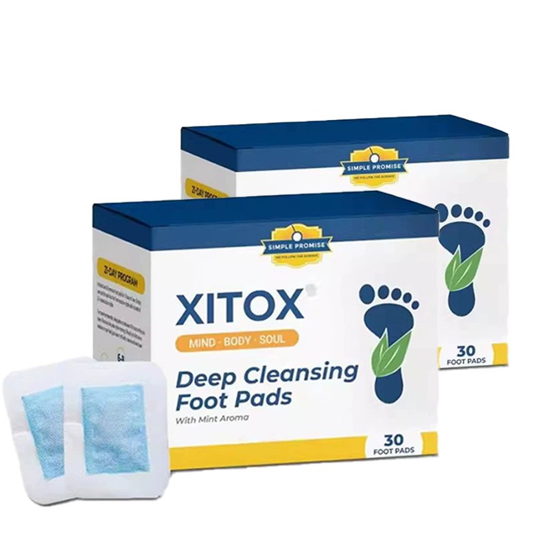 1/2/3* Xitox Foot Detox Patches Pads Toxins Deep Cleansing Herbal ...