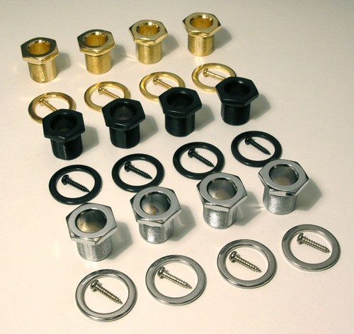 4 x bass Guitar screw-in tuner bushings washers screws BU1 | eBay