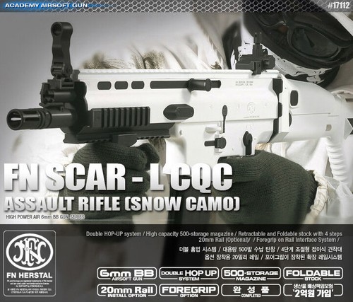 Academy FullSize Airsoft Spring Power BB Blaster Replica Toy FN SCAR-L ...