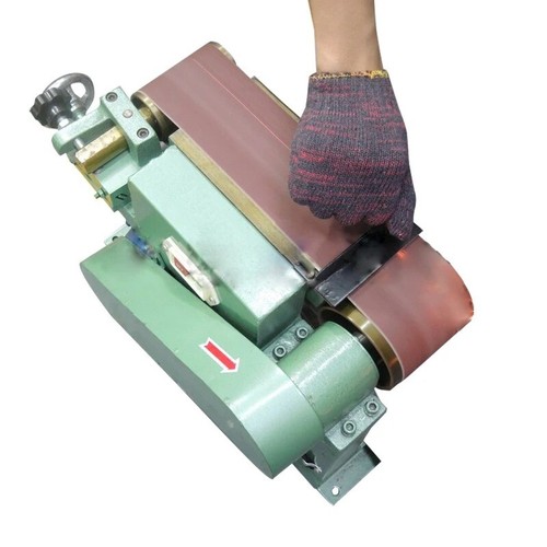 915 Flat Belt Sander Sanding Machine Benchtop Electric Polisher Sanding ...