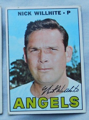 1967 Topps Nick Willhite California Angels #249 Baseball Card ex | eBay