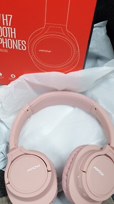 Mpow Bluetooth Headphones Pink Brand New | eBay Australia