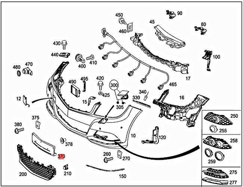 Genuine MERCEDES BBDC C204 S204 License plate holder 2048173278 | eBay