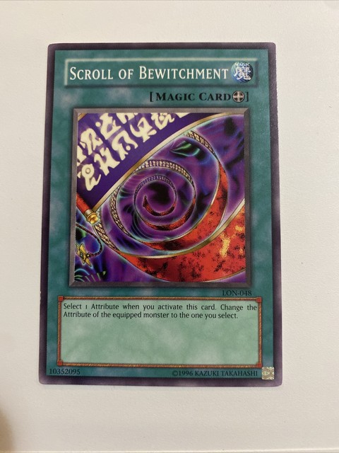Yu-Gi-Oh! TCG Scroll of Bewitchment Labyrinth of Nightmare LON-048 ...