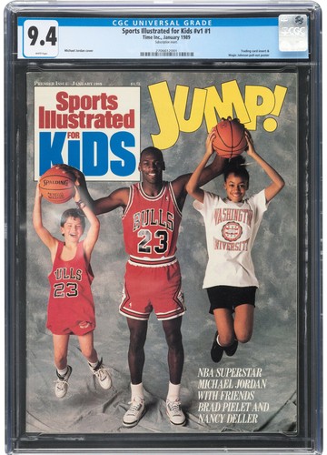 1989 Michael Jordan Debut ISSUE #1 Sports Illustrated For Kids ...