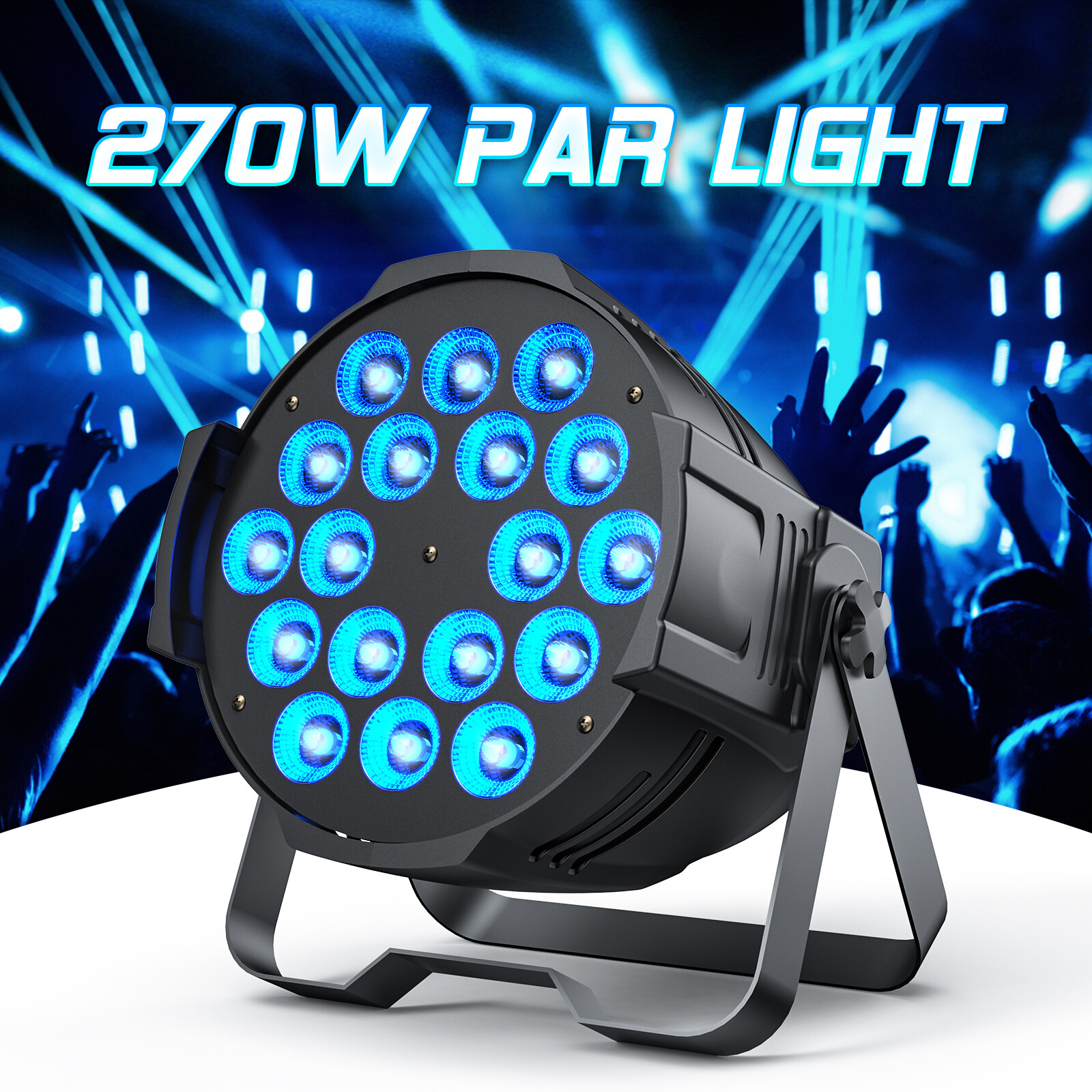 270W 18LED PAR Lights RGBW Stage Lighting DMX DJ Disco Party Club Bar ...
