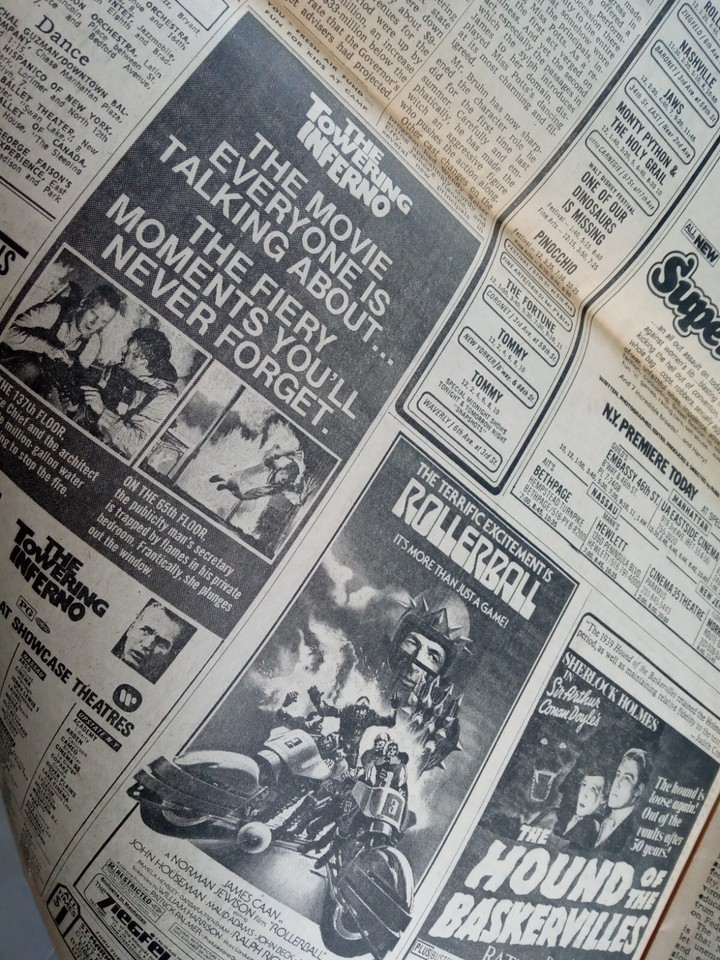 JAWS original newspaper half page ad. Rare! "HOW MANY TIMES HAVE YOU ...