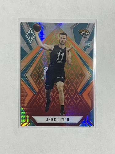 Jake Luton 2020 Panini Phoenix Fire Burst Rookie Card RC #182 OREGON ...