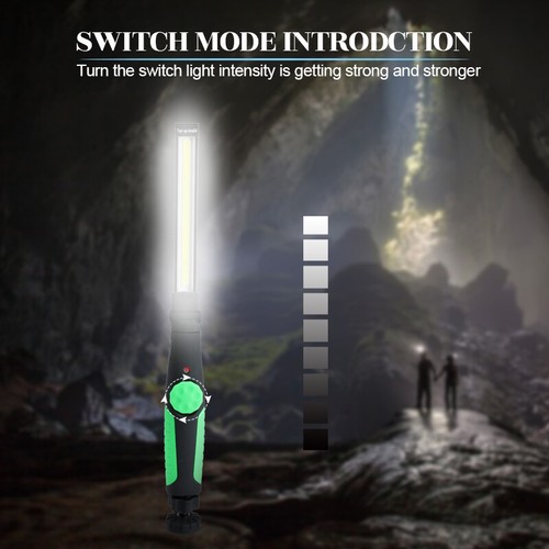 USB Rechargeable Magnetic Slim Bar Folding LED Work/Shop/Auto Light ...