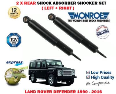 FOR LAND ROVER DEFENDER 4X4 1990-2016 NEW 2 X REAR SHOCK ABSORBER ...