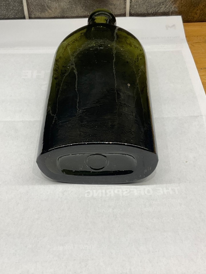 warners safe cure half pint green heavily embossed small size | eBay UK