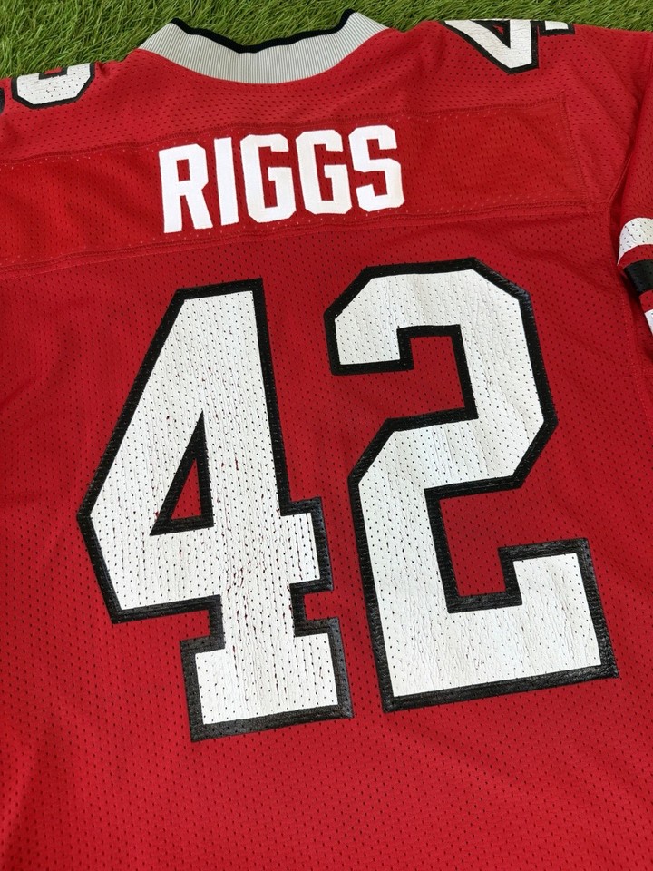 Gerald Riggs Atlanta Falcons 1987 Authentic Russell Athletic NFL ...