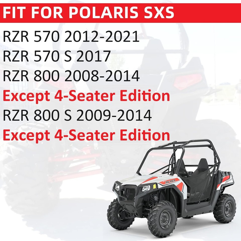 Front Rear Brake Pads Sintered for Polaris RZR 800 S-800 570 S-570, OEM ...