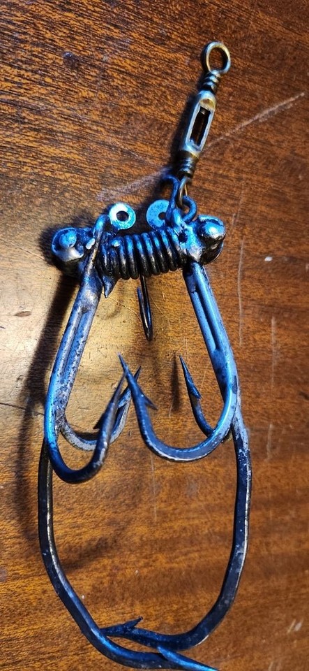 Unknown Mechanical Metal Killer Spring Loaded Fish Hook Trap | eBay
