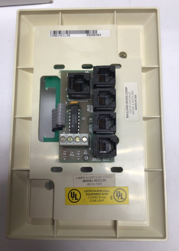 Rauland Responder IV NCCLS6 6 Bulb Incandescent Corridor Light open box ...