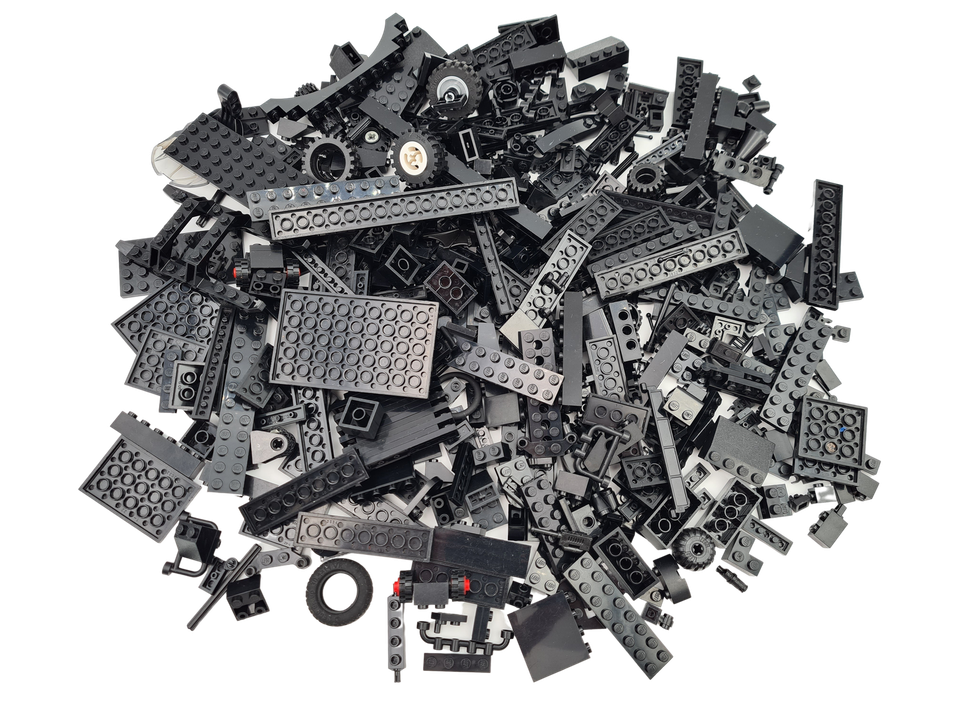 Lego® 1/2 Kilo Bricks Random COLOUR: BLACK aprox 250 Pcs | eBay