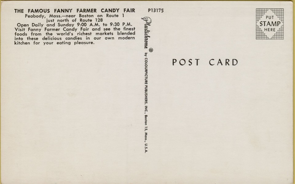 Famous Fanny Farmer Candy Fair Old Car Peabody Massachusetts MA ...