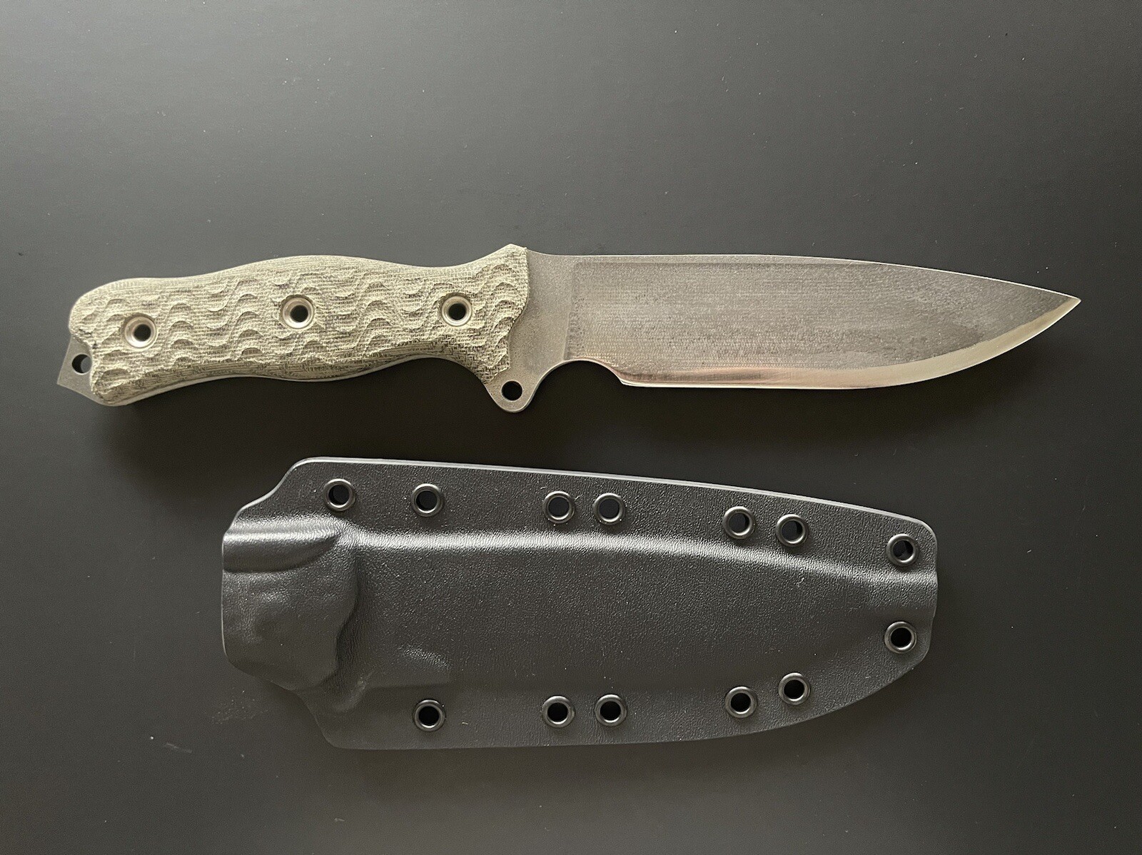 Busse Comp Finish SJTAC Micarta Handles INFI Steel Mashed Cat Sheath | eBay