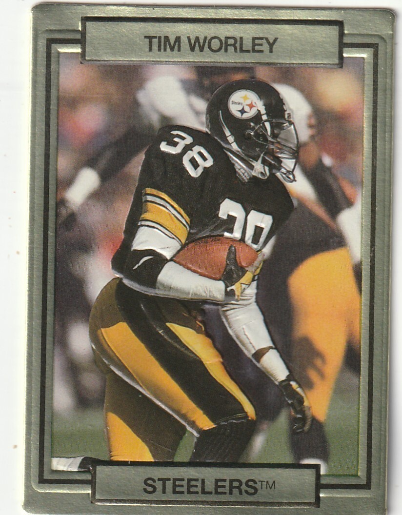 FREE SHIPPING-MINT-1990 Action Packed Tim Worley #230 STEELERS PLUS ...