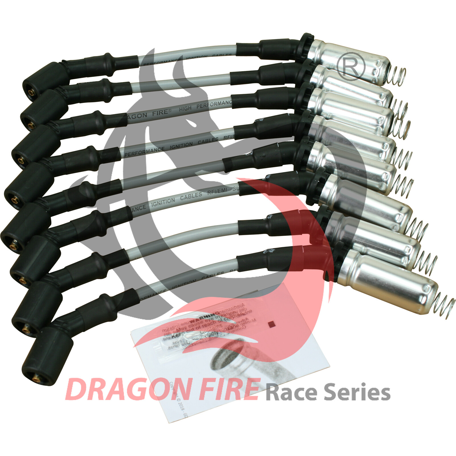 DRAGON FIRE 8.5mm Low Ohm Spark Plug Wire Set For 1999-2019 Chevy GMC ...