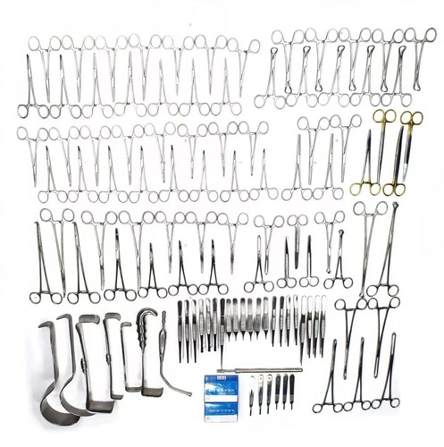 108 Pcs Basic Laparotomy Instruments Set Medical Surgical Abdominal Surgery Kit | eBay