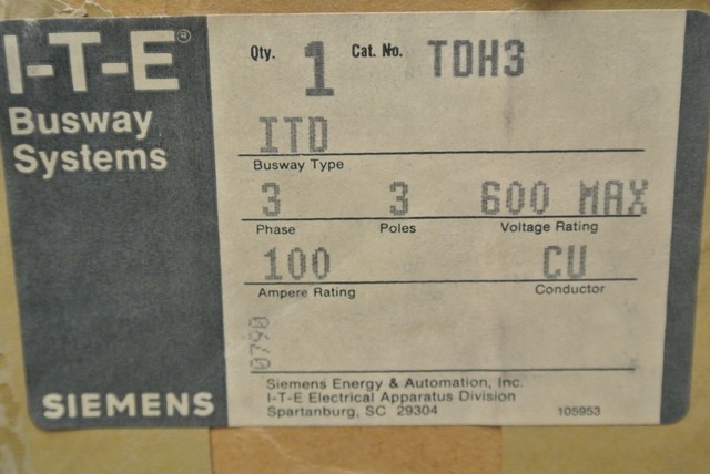 ITE Busway Systems TDH3 Trol-e-duct Hanger for sale online | eBay