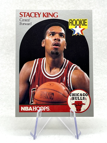 Stacey King 1990-91 NBA Hoops #66 RC Chicago Bulls | eBay