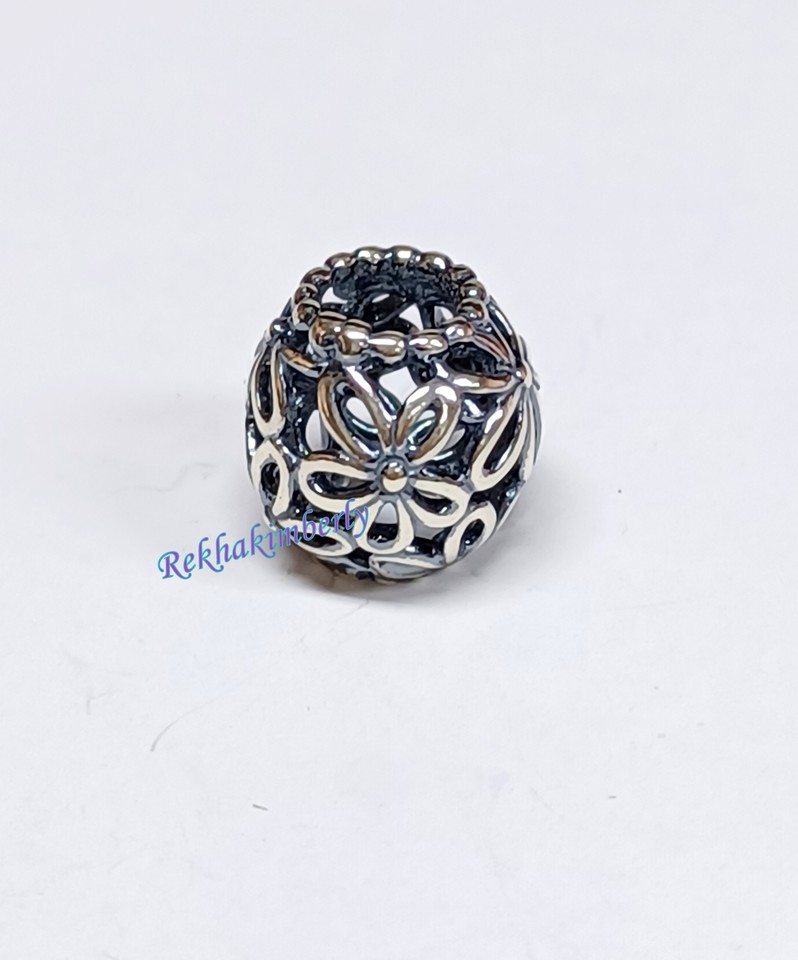 Pandora Wildflower Walk Charm Openworks Sterling Silver Authentic NEW ...