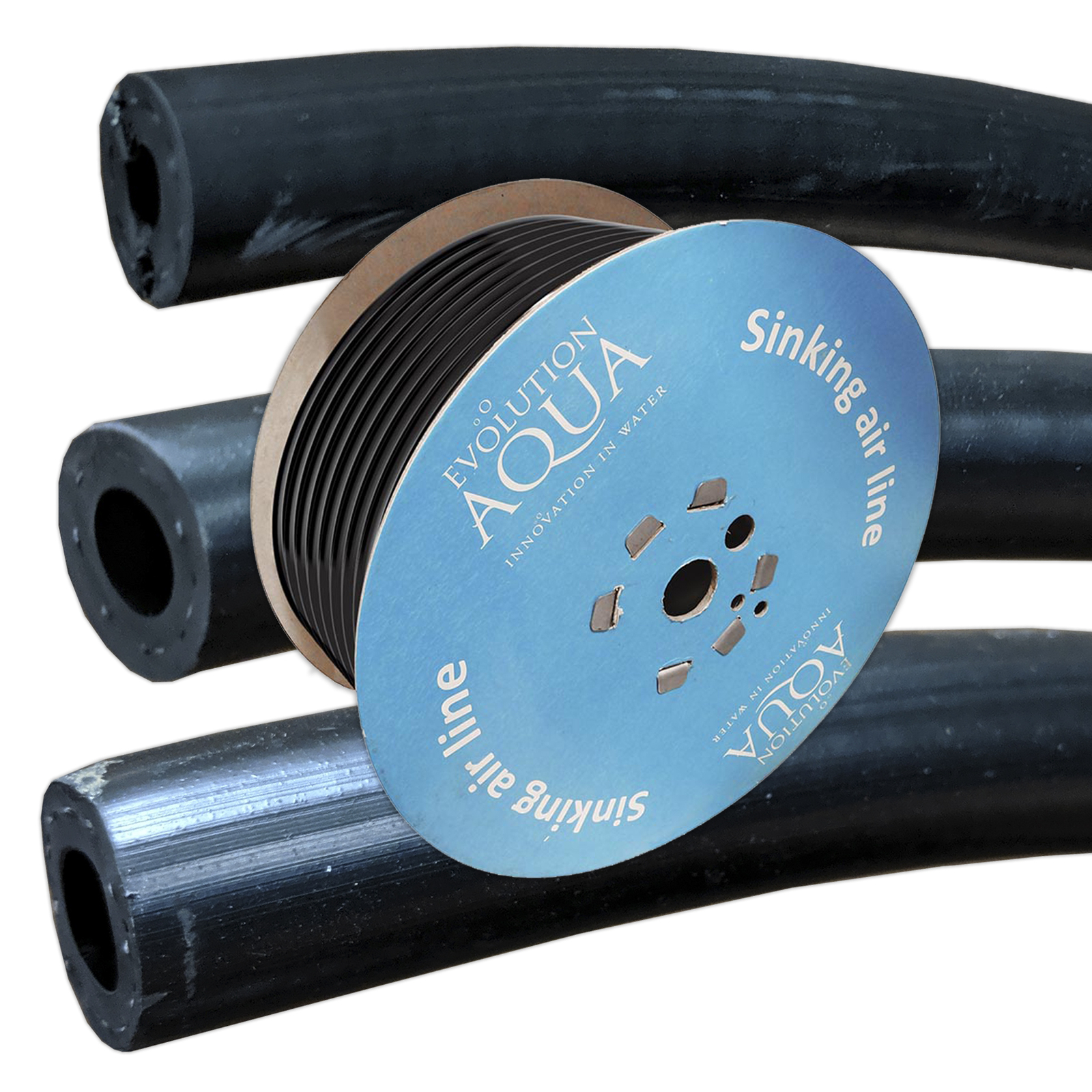 EVOLUTION AQUA SINKING AIRLINE GARDEN KOI FISH POND WEIGHTED AIR PUMP STONE LINE | eBay UK