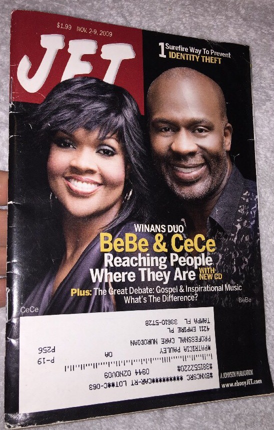 Jet Magazine November 2-9, 2009 Bebe & Cece Winans | eBay