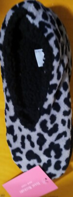 Isaac Mizrahi Animal Print Slippers (L). NWT Comfy. 🎅 | eBay