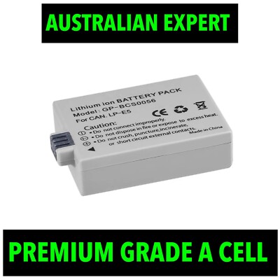 New For Canon EOS Kiss F, for Canon EOS 1000D Battery Replacement ...